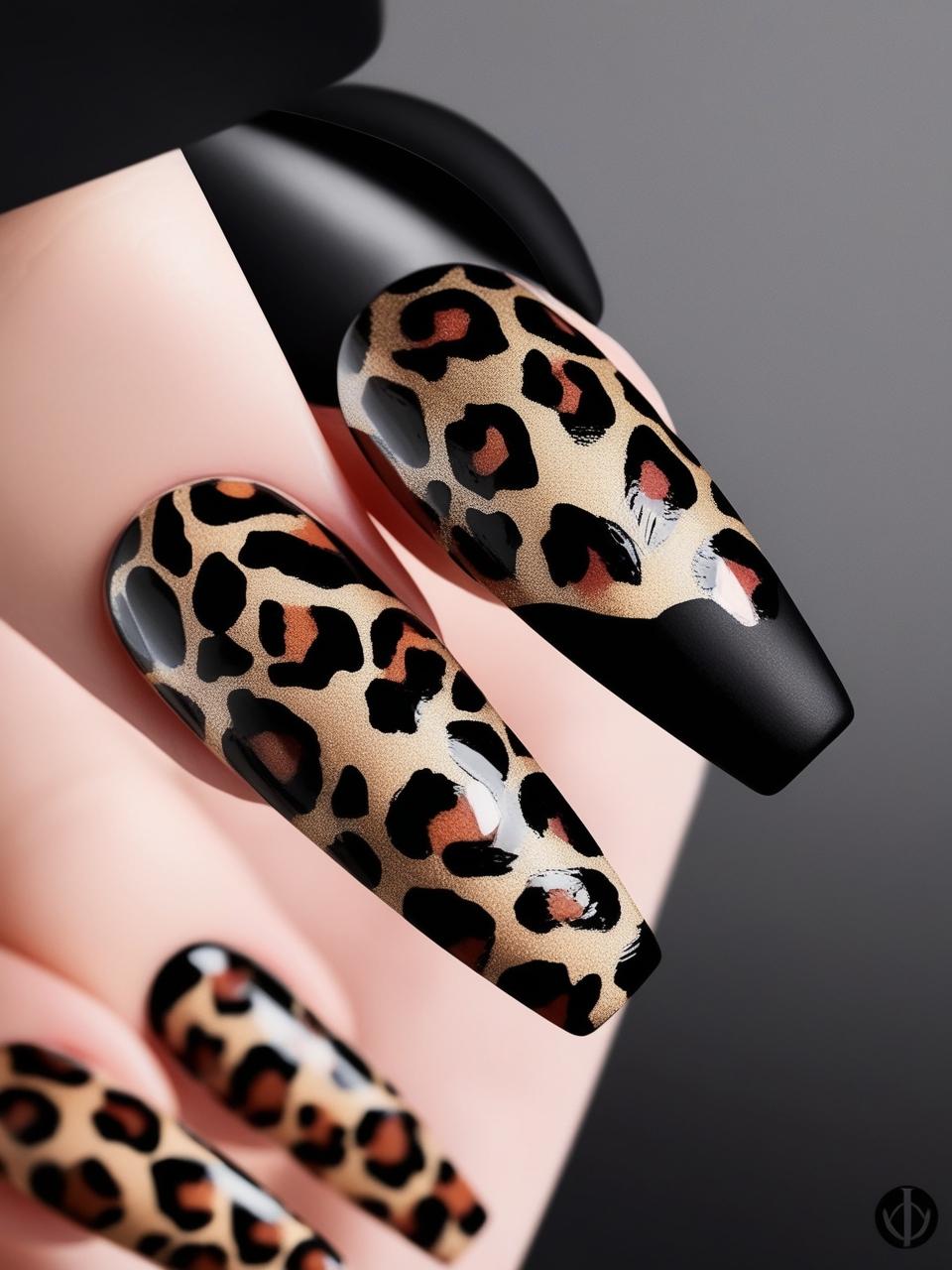 31 Fashionable Leopard Nail Ideas to Unleash Your Wild Side - PurelyComfy