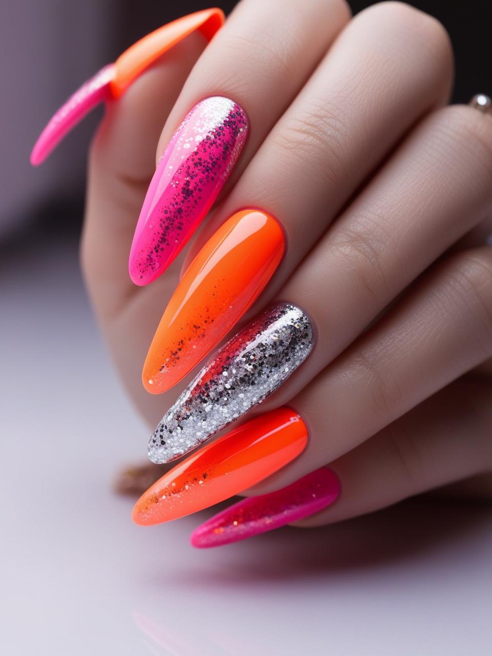 28 Bright Neon Nail Ideas to Light Up Your Look - PurelyComfy.com