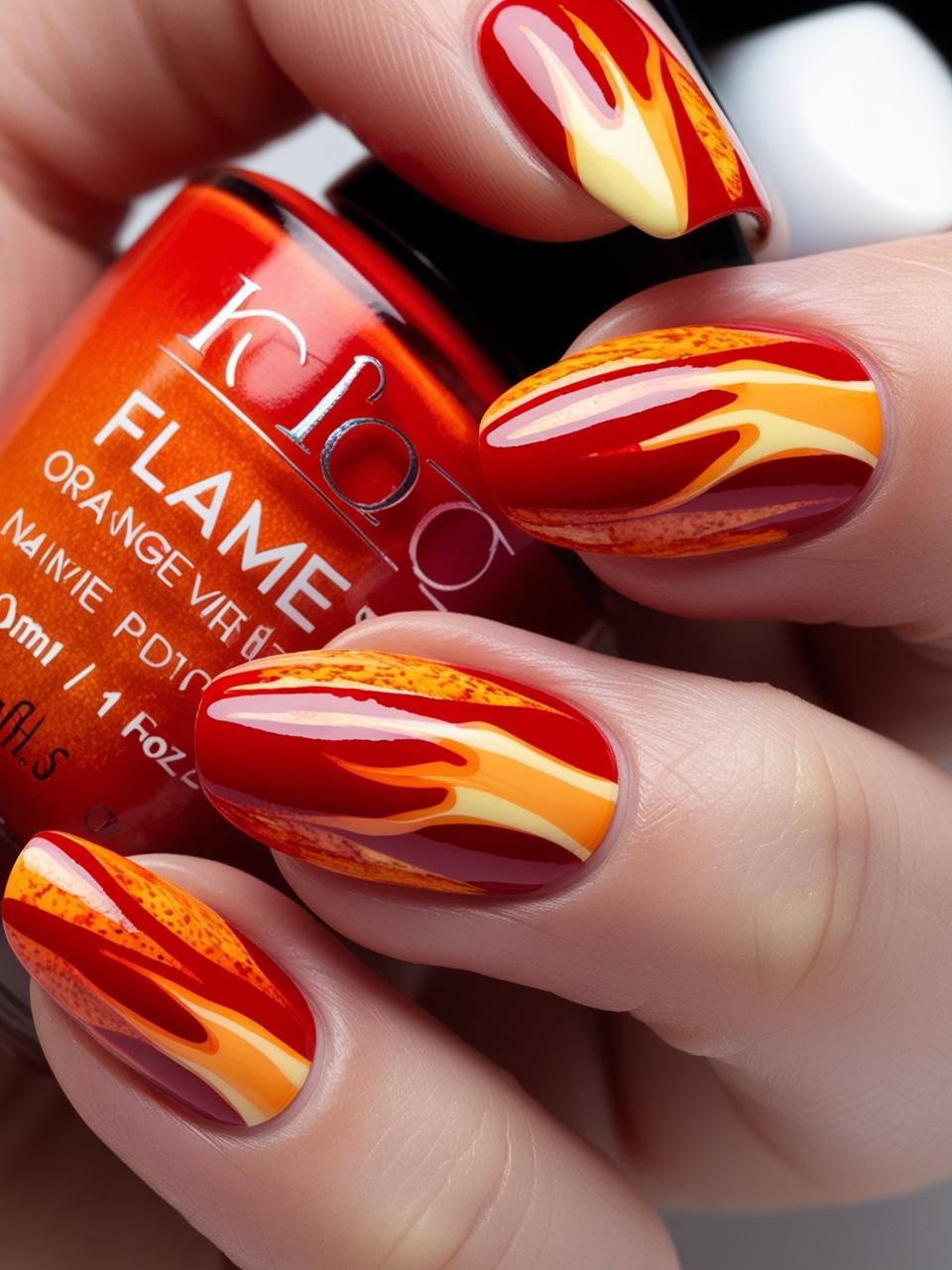 29 Trendy Orange Nail Ideas to Spice Up Your Look - PurelyComfy.com
