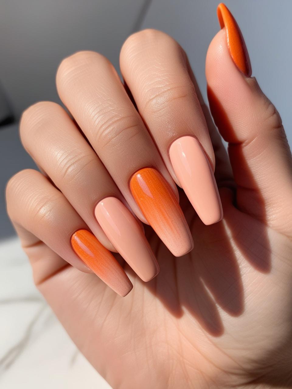 29 Trendy Orange Nail Ideas to Spice Up Your Look - PurelyComfy.com