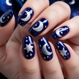 36 Stunning Silver Nail Ideas for a Glamorous Look - PurelyComfy.com