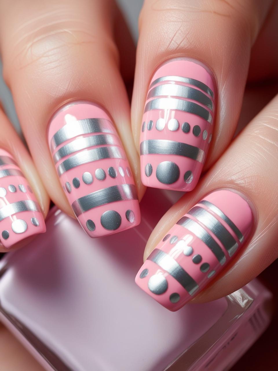 36 Stunning Silver Nail Ideas for a Glamorous Look - PurelyComfy.com