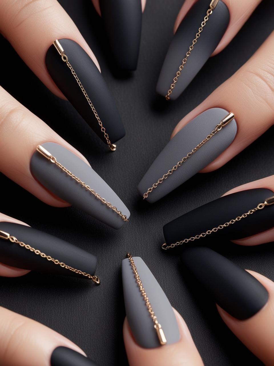 24 Bold Goth Nail Ideas to Rock Your Dark Side - PurelyComfy.com