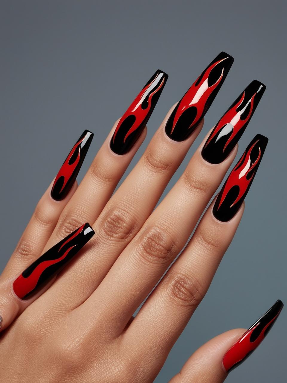 37 Bold Grunge Nail Ideas to Channel Your Edgy Side - PurelyComfy.com