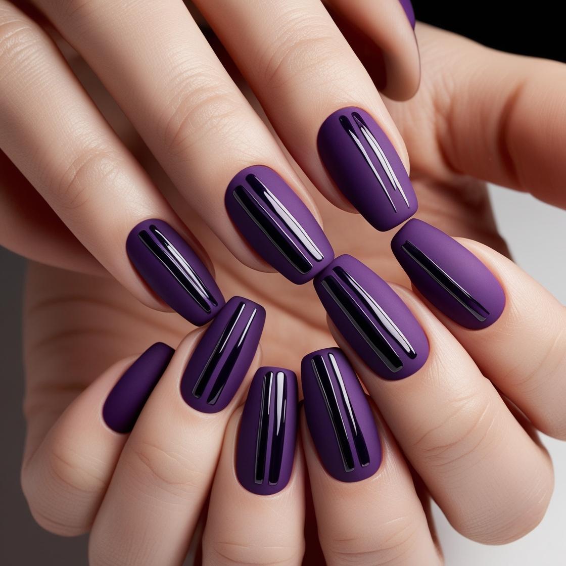 25 Elegant Purple Nail Ideas for Every Occasion - PurelyComfy