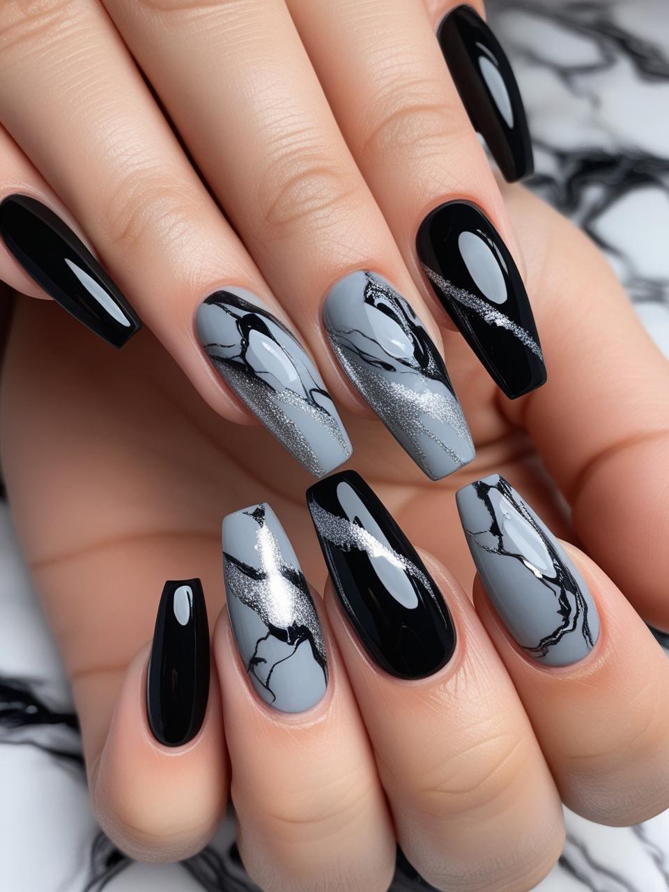 24 Bold Goth Nail Ideas to Rock Your Dark Side - PurelyComfy.com