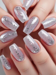 36 Stunning Silver Nail Ideas for a Glamorous Look - PurelyComfy.com