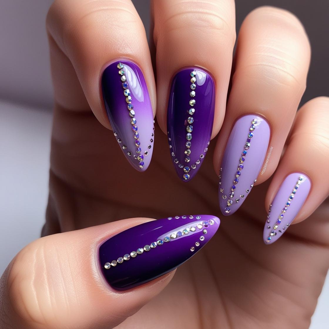 25 Elegant Purple Nail Ideas for Every Occasion - PurelyComfy