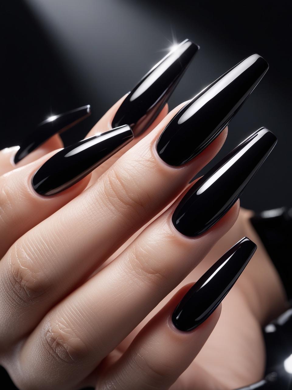 24 Bold Goth Nail Ideas to Rock Your Dark Side - PurelyComfy.com