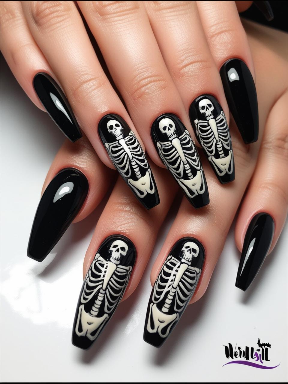 24 Bold Goth Nail Ideas to Rock Your Dark Side - PurelyComfy.com