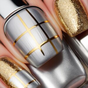 36 Stunning Silver Nail Ideas for a Glamorous Look - PurelyComfy.com