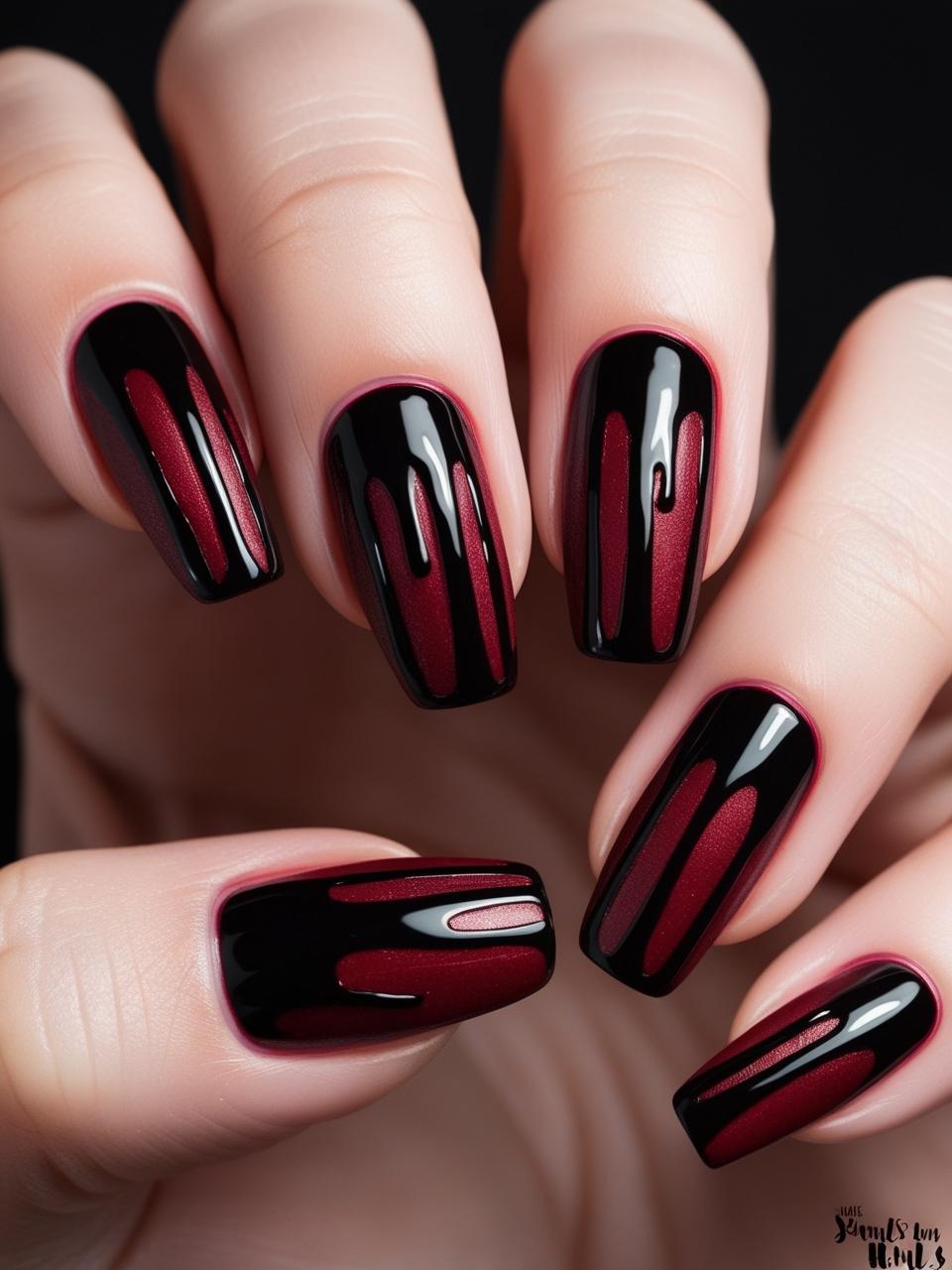 24 Bold Goth Nail Ideas to Rock Your Dark Side - PurelyComfy.com