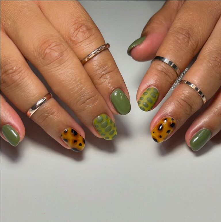 24 Easy Tortoise Shell Nail Designs You Can DIY at Home - PurelyComfy.com