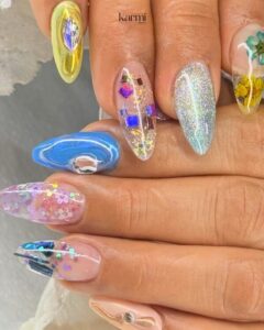 Latina Nail Ideas You’ll Love: From Natural Glam to Metallic Magic ...