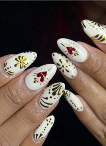 Latina Nail Ideas You’ll Love: From Natural Glam to Metallic Magic ...